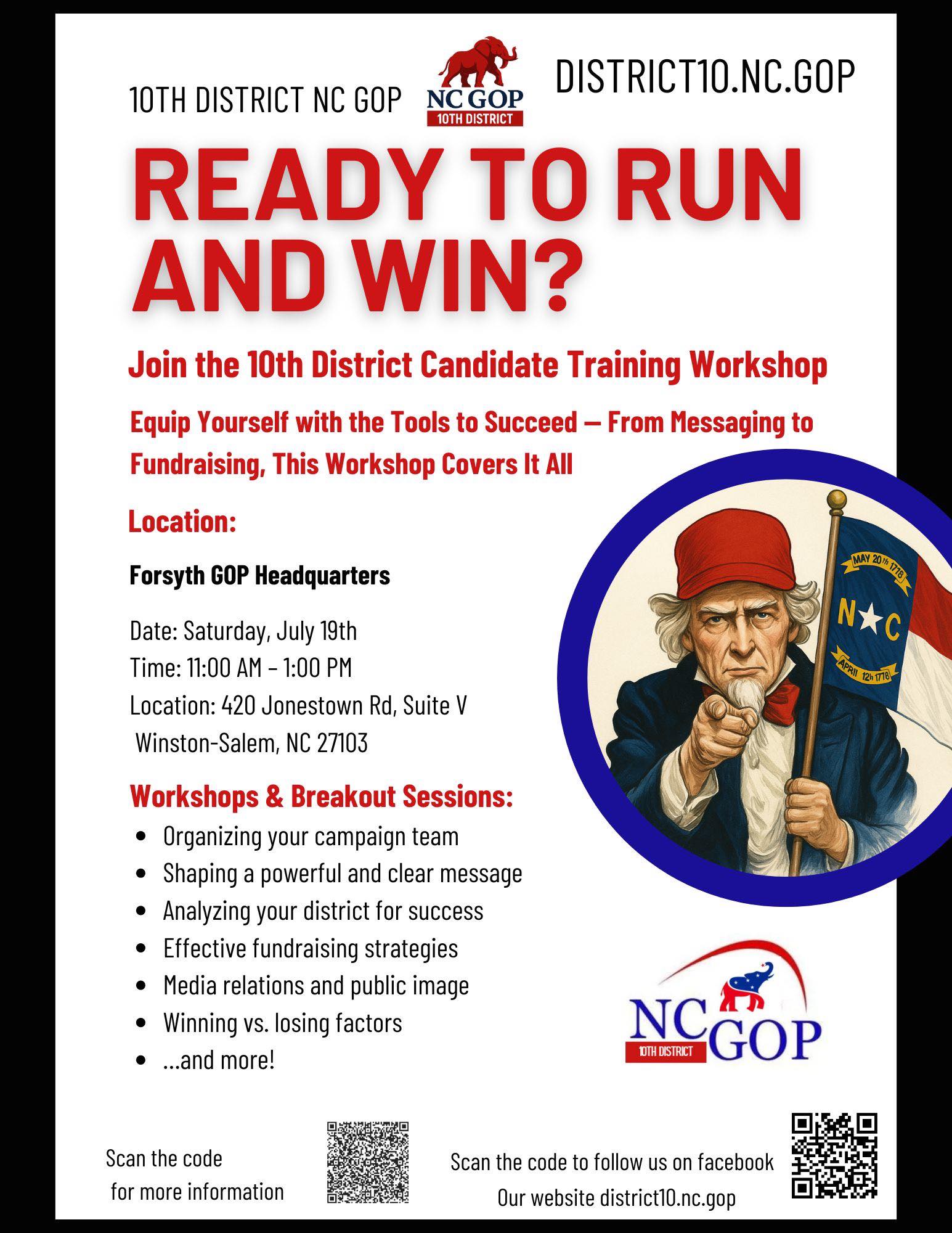 Candidate Training Workshop - Forsyth County Republican Party
