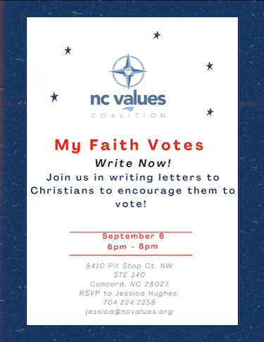 My Faith Votes Event