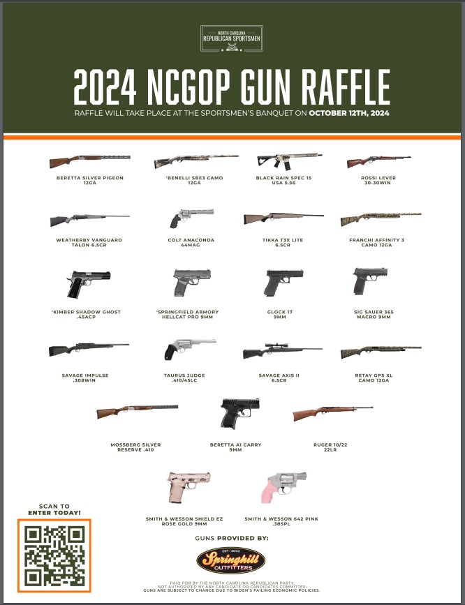 2024 SPORTSMENS GUN RAFFLE - Scotland County Republican Party