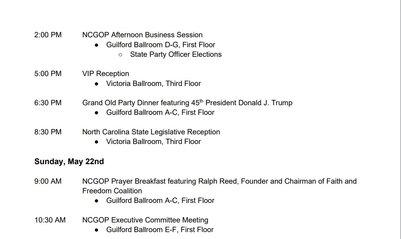 NCGOP State Convention '23 - Union County Republican Party