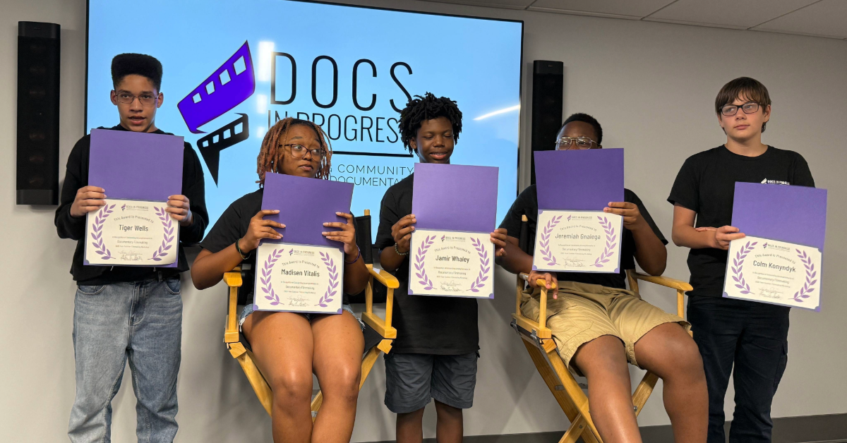 Teen Summer Filmmaking Workshop Ages 13-17 (One week) - DOCS IN PROGRESS