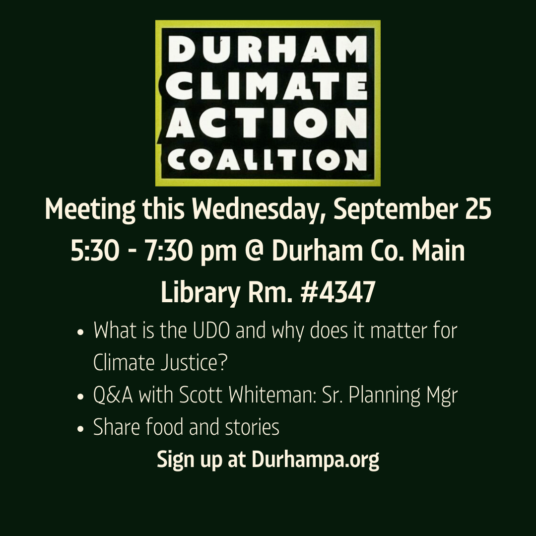 Climate Justice in Durham