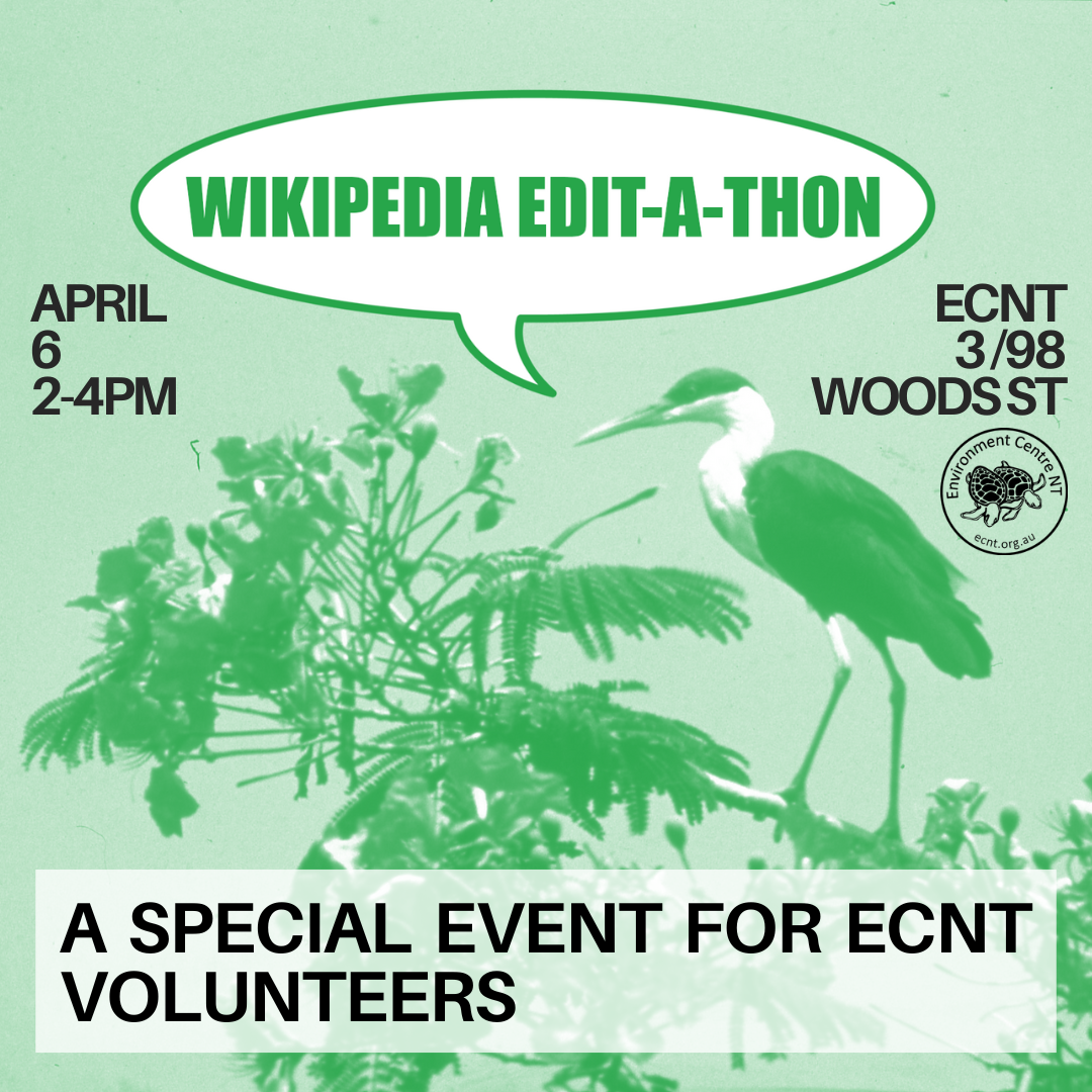 Wikipedia Edit-a-thon - Environment Centre NT