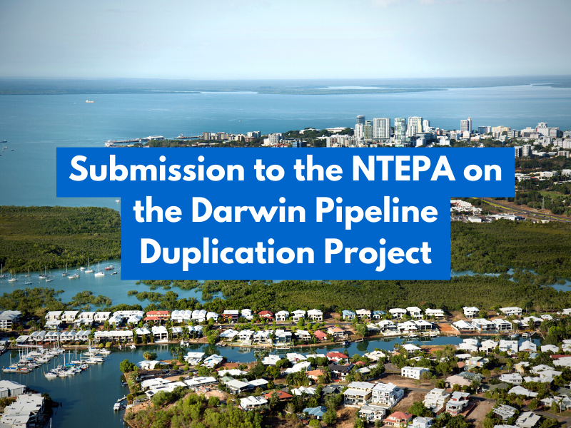 Submission to the NTEPA - Darwin Pipeline Duplication Project ...