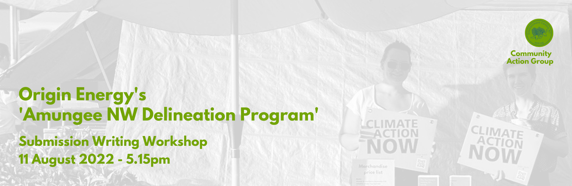 Community Action Group meeting - Environment Centre NT