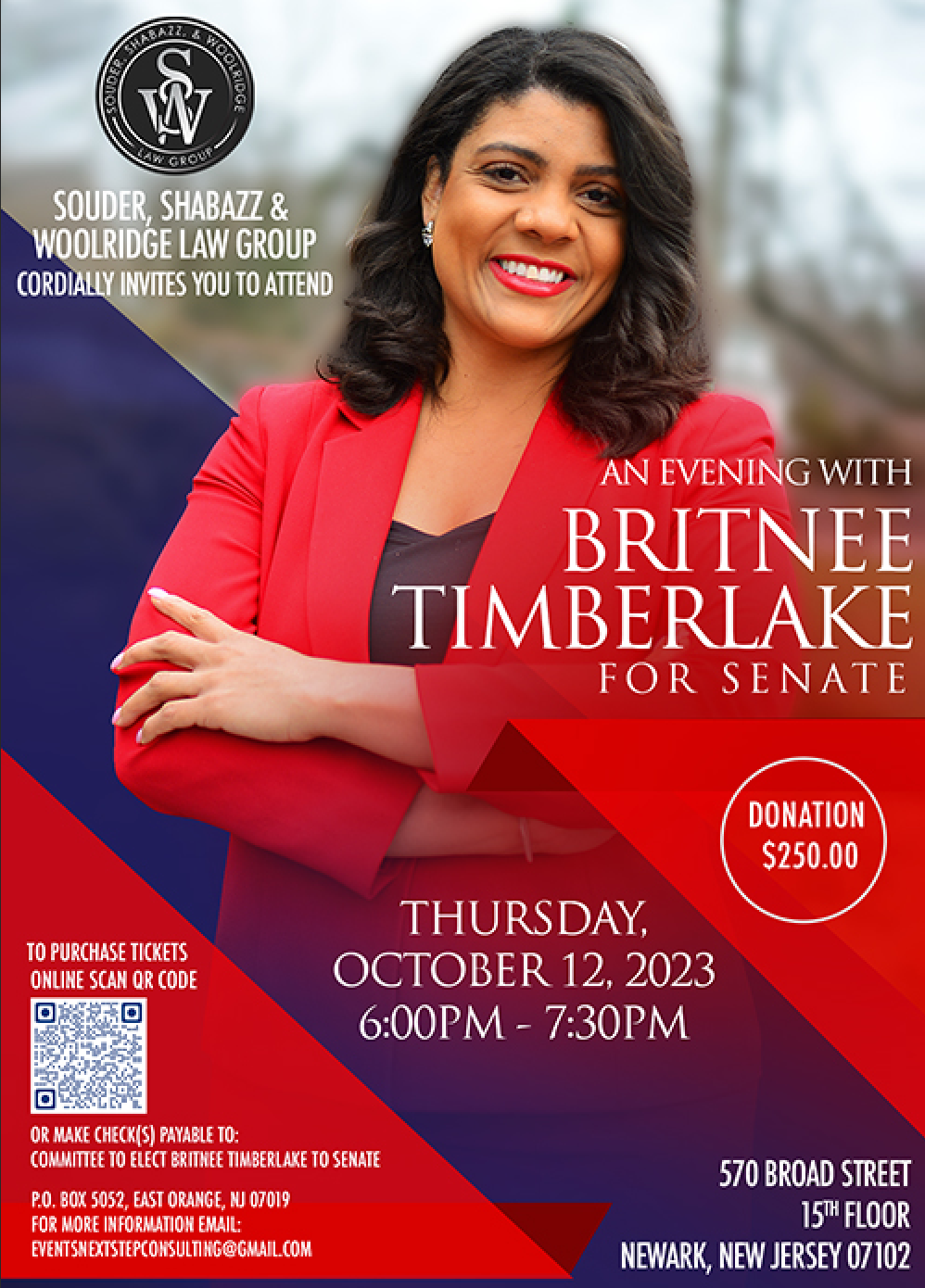 An Evening With Britnee Timberlake For Senate