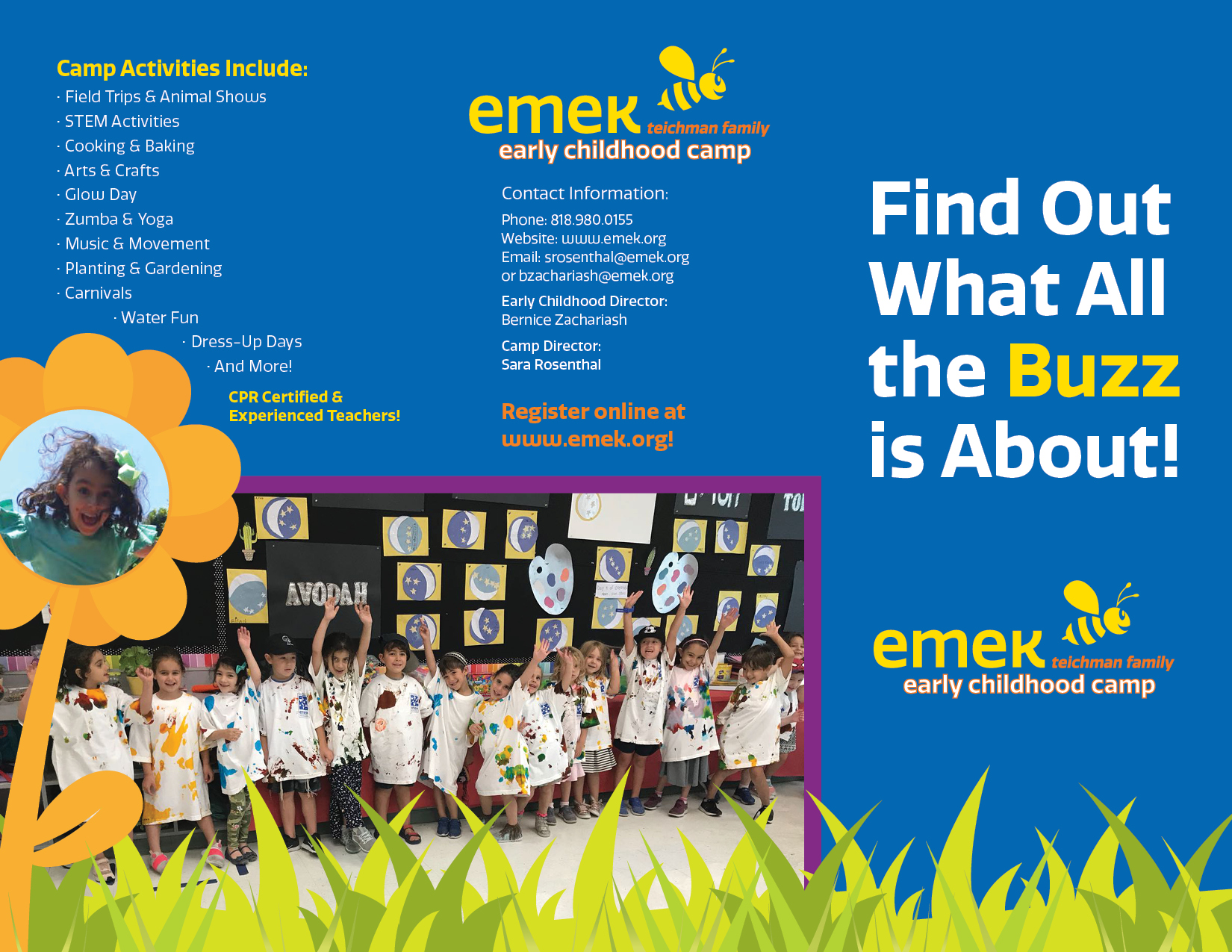 Emek Teichman Family Nursery Summer Camp - Emek Hebrew Academy Revised ...
