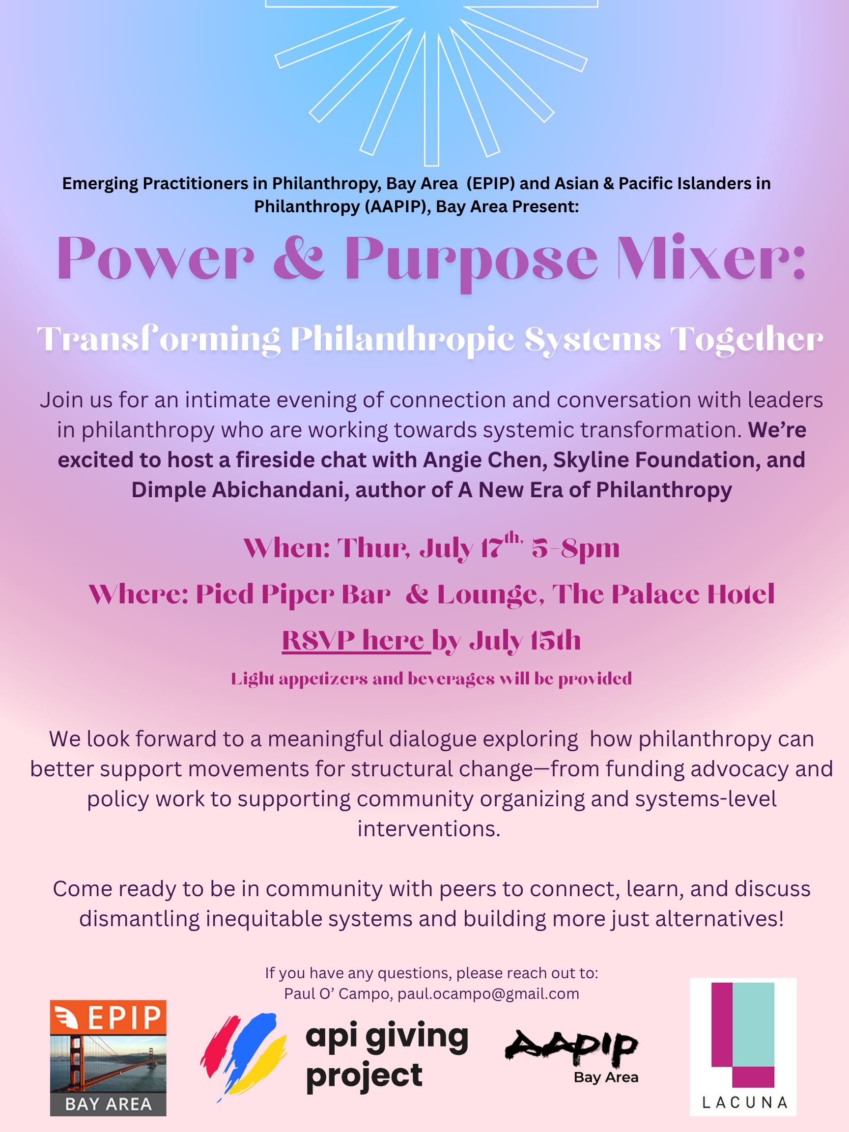EPIP Bay Area & Asian Americans & Pacific Islanders in Philanthropy (AAPIP) Present : Power ...