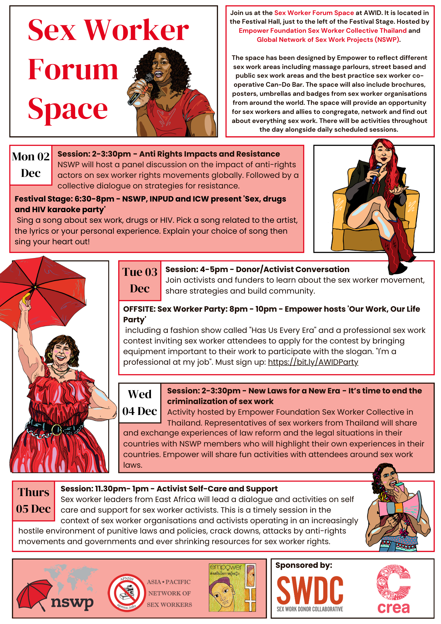 Sex Worker Forum Space at AWID International Forum 2024 - European Sex ...