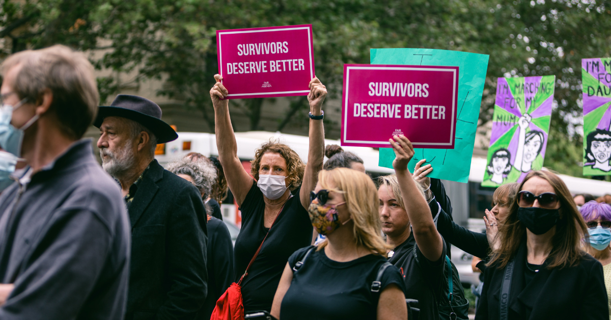 Support survivors to testify on their own terms - Fair Agenda