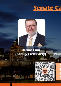 Bernie Finn At ACL Senate Candidate Meet and Greet - Family First Party ...