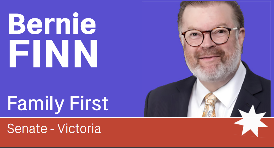 Bernie Finn in Portland - Family First Party Australia