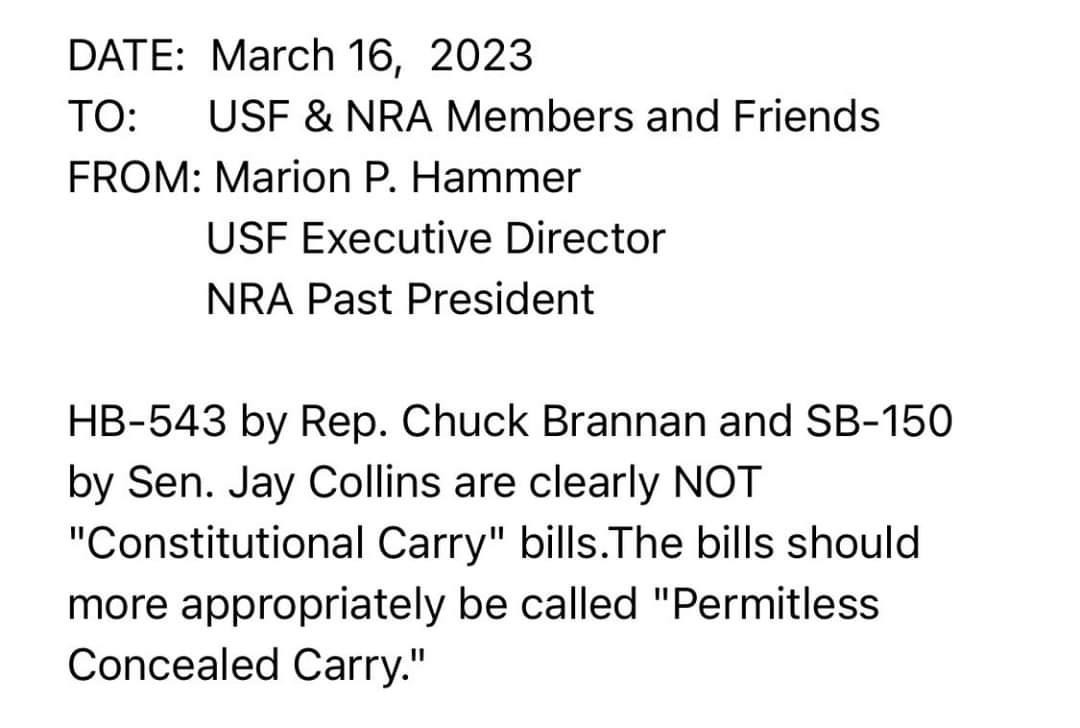 FW: Open Carry - Florida Gun Owners