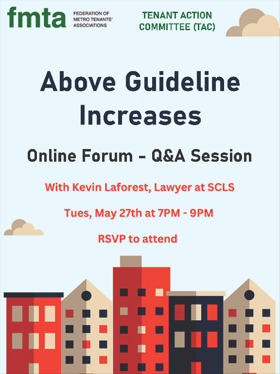 Above Guideline Rent Increases Presentation and Q&A