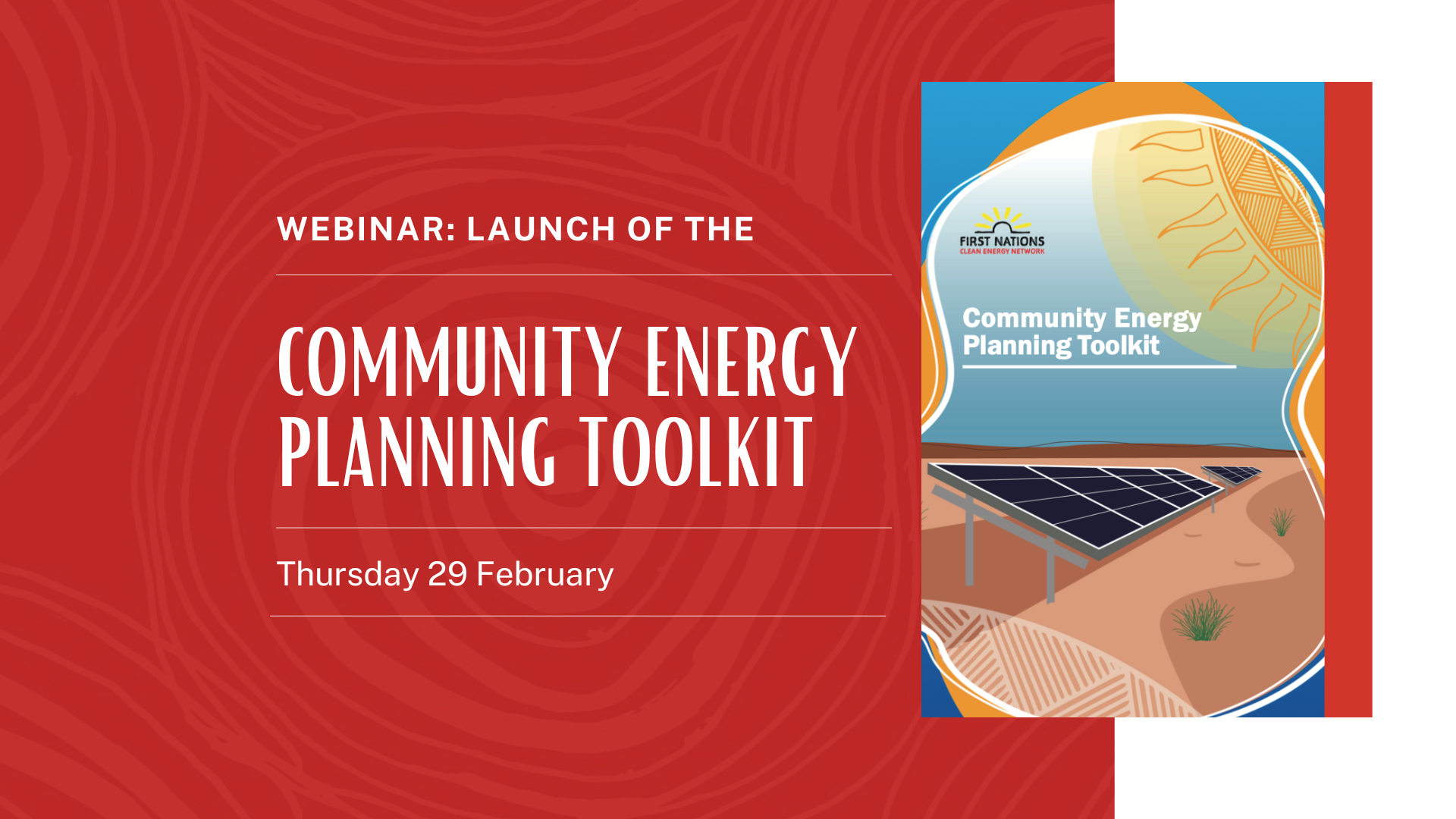 Past Webinar: Community Energy Planning Toolkit Launch - First Nations ...
