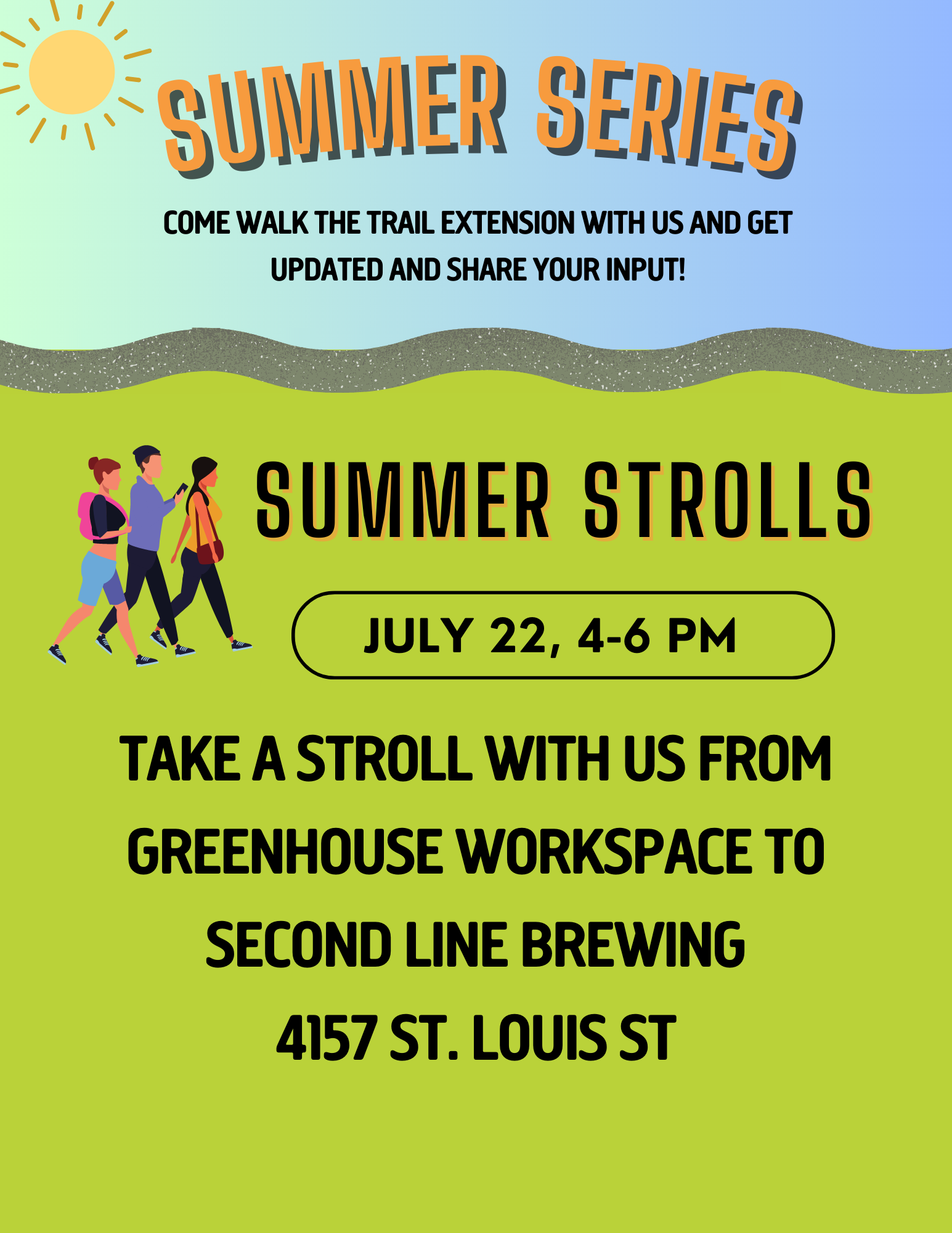 Summer Series - Summer Strolls - Friends of Lafitte Greenway