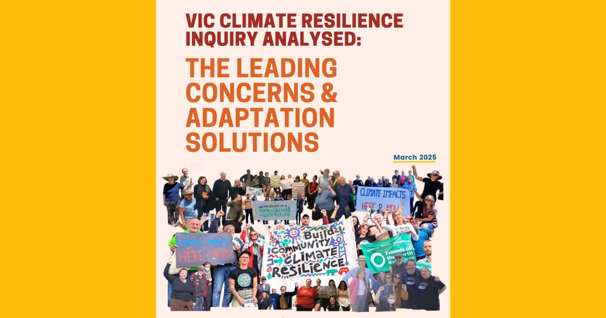 VIC Climate Resilience Inquiry Analysed (2025)