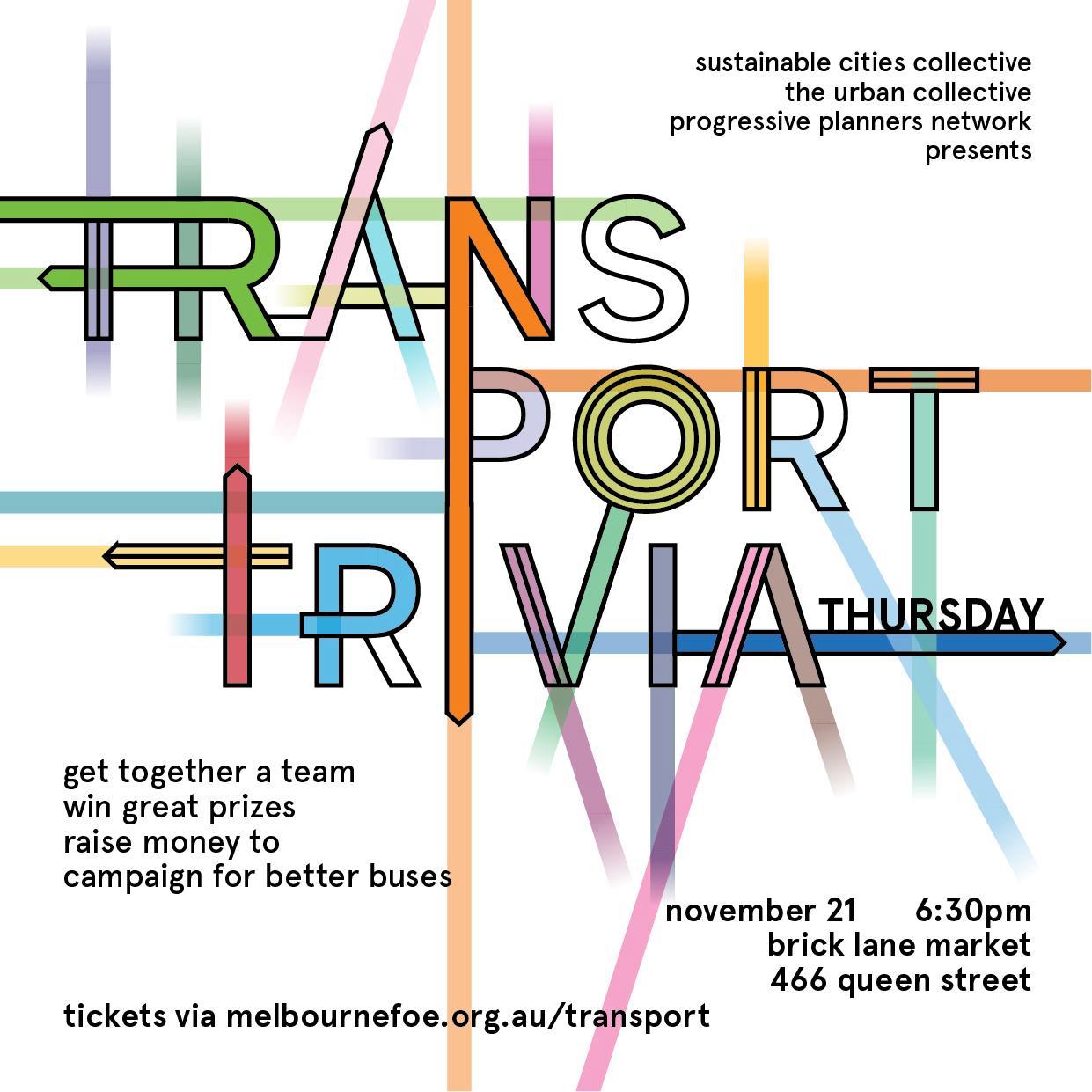 Join Us For Transport Trivia Thursday - Fundraise for Better Buses!
