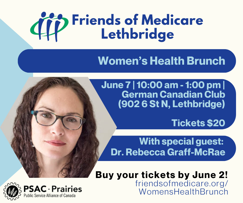 Lethbridge Chapter: Women's Health Brunch - Friends of Medicare