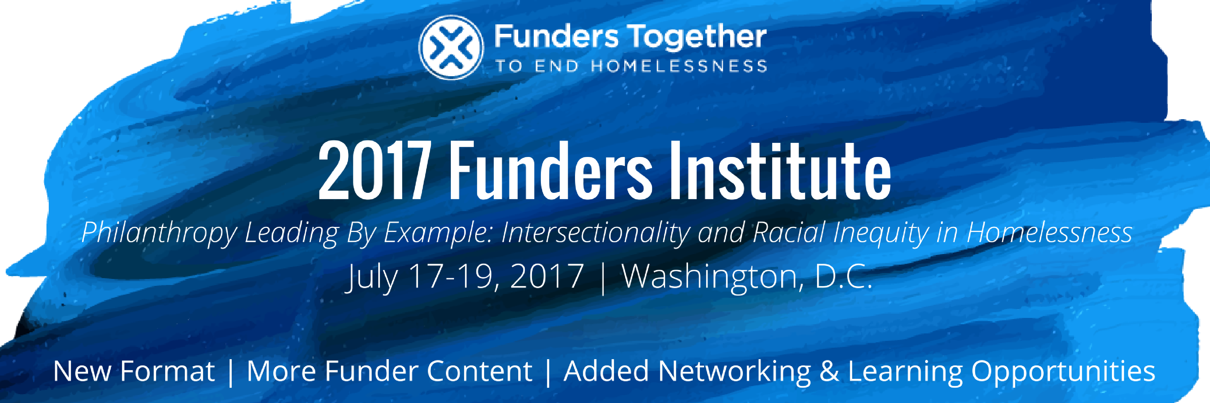 2017 Funders Institute - Funders Together to End Homelessness