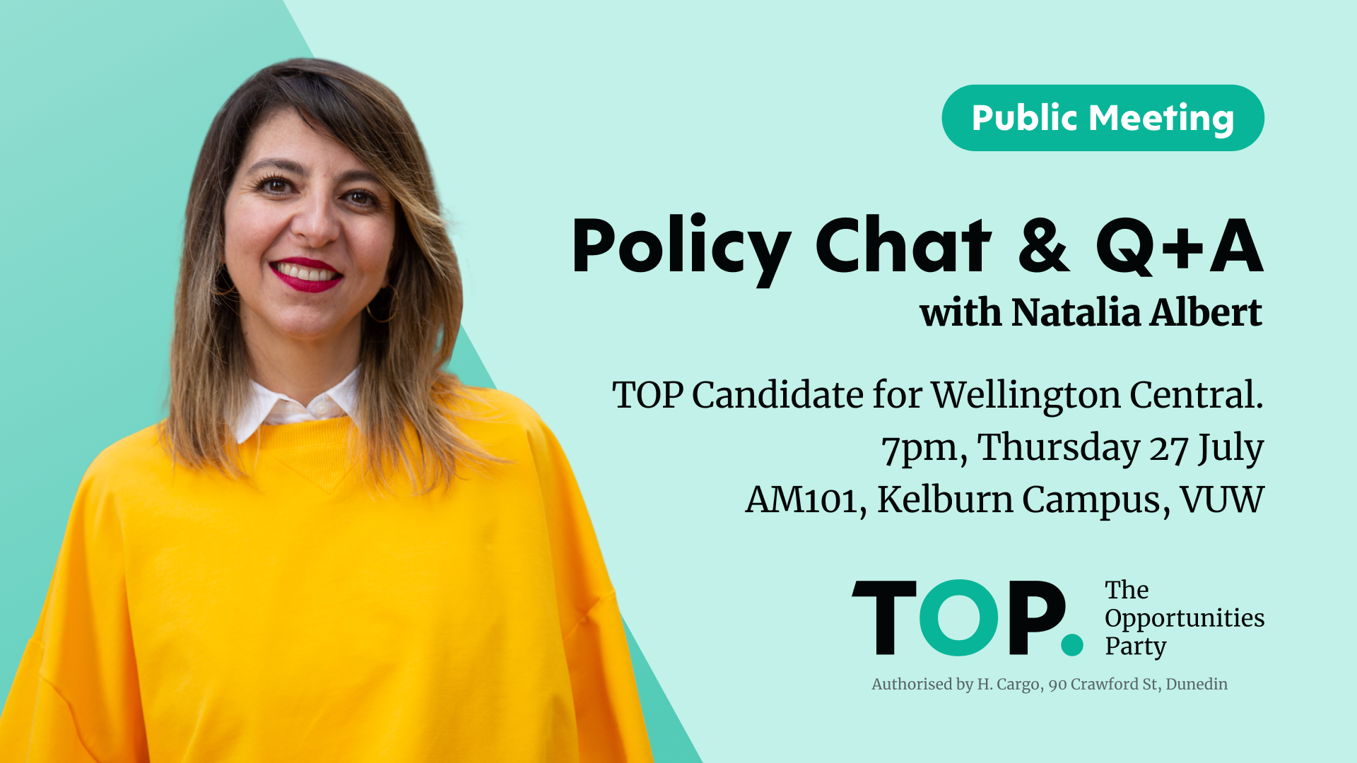 Policy Chat & Q+A with Natalia Albert