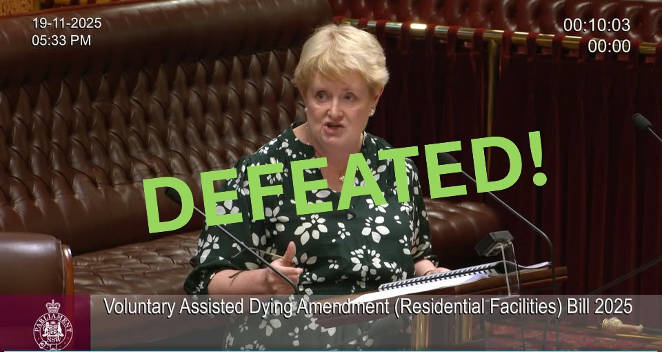 Bill to crush VAD is rejected in NSW - Go Gentle Australia