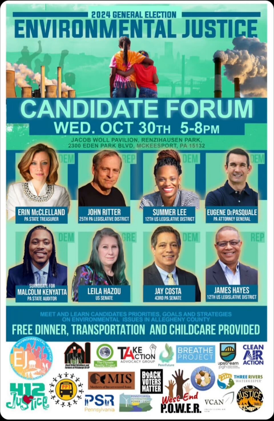 Environmental Justice Candidate Forum Featuring Leila Hazou and Richard ...