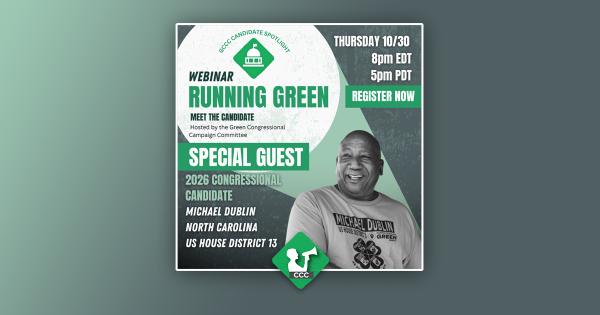 Michael Dublin: Running Green Webinar - www.gp.org