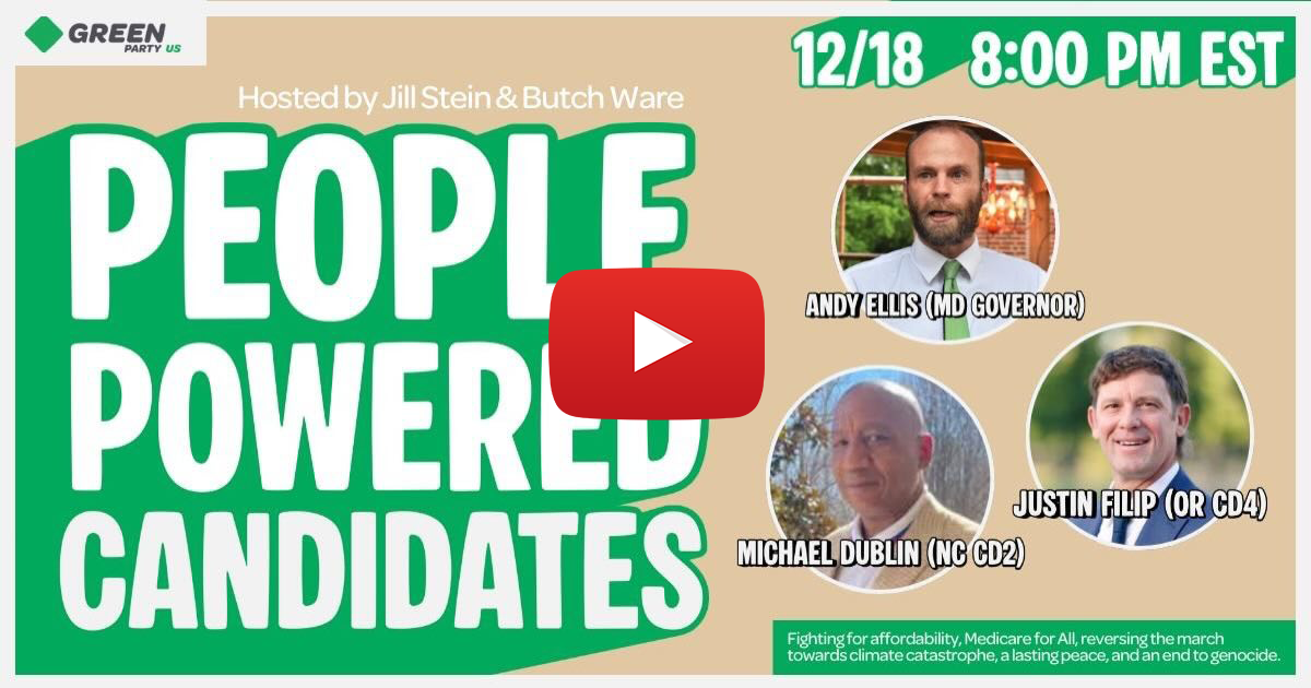 Watch: People Powered - Candidates Spotlight - www.gp.org