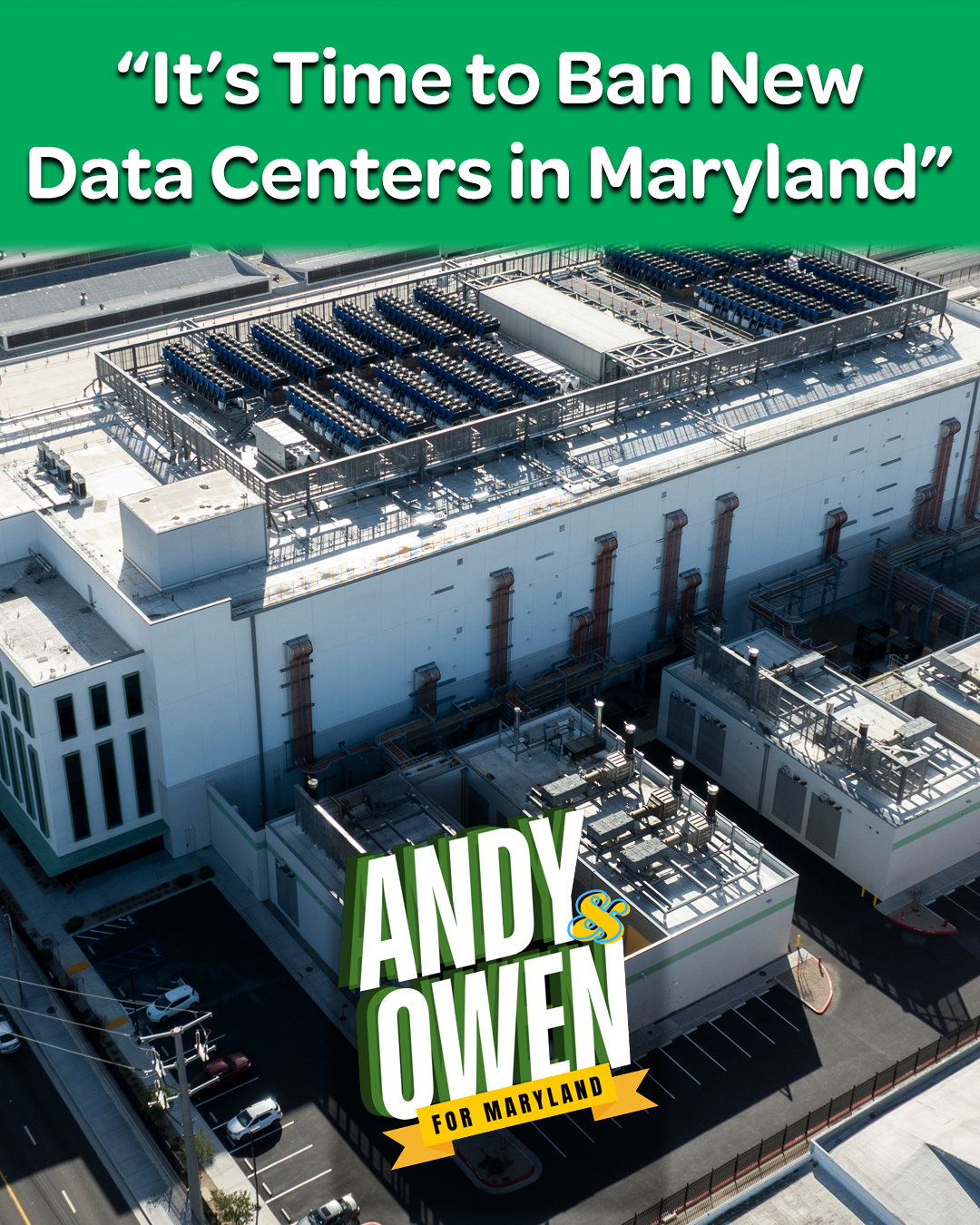 Andy Ellis: It’s Time To Ban New Data Centers in Maryland - www.gp.org