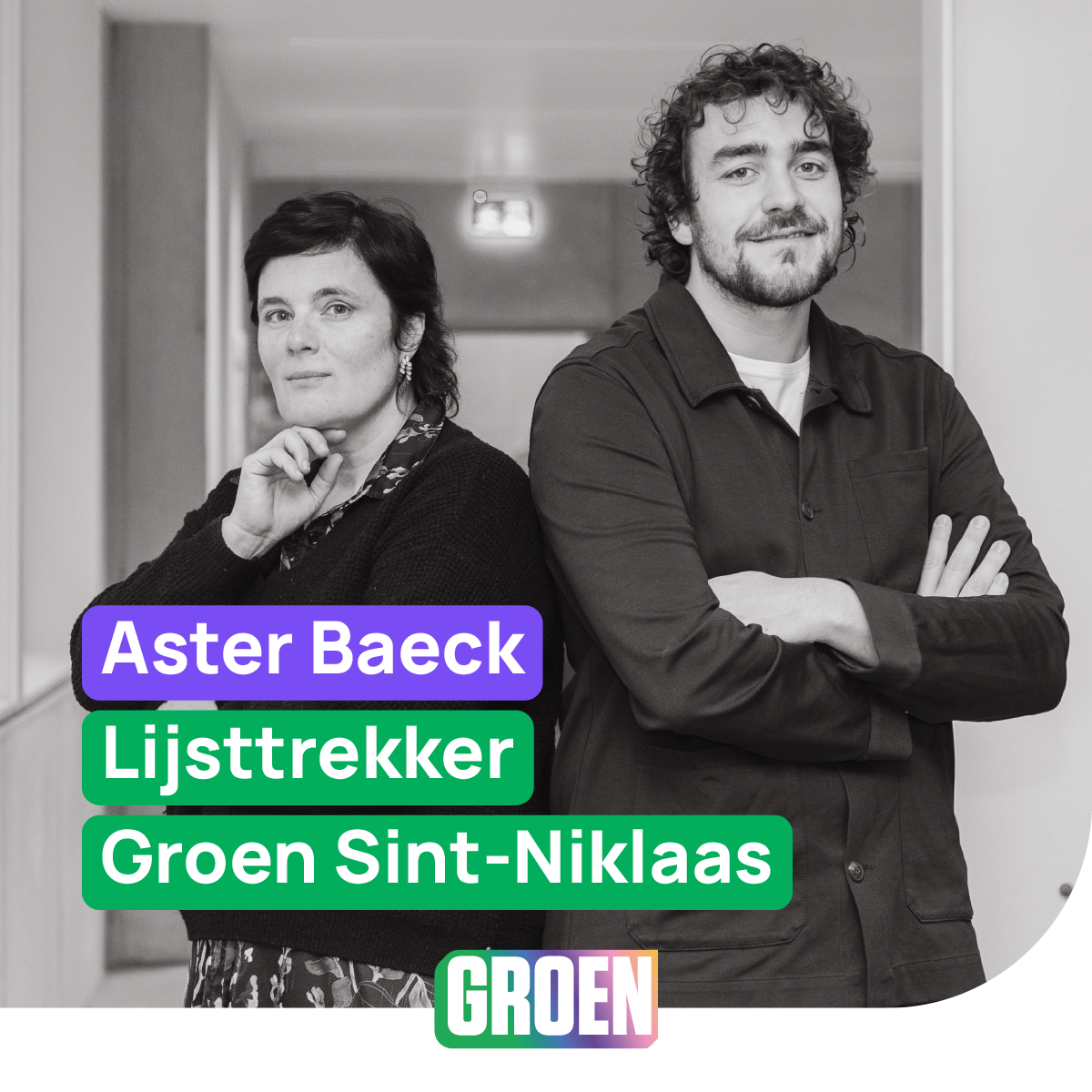 Aster Baeck nieuwe lijsttrekker van Groen Sint-Niklaas - Groen Sint-Niklaas