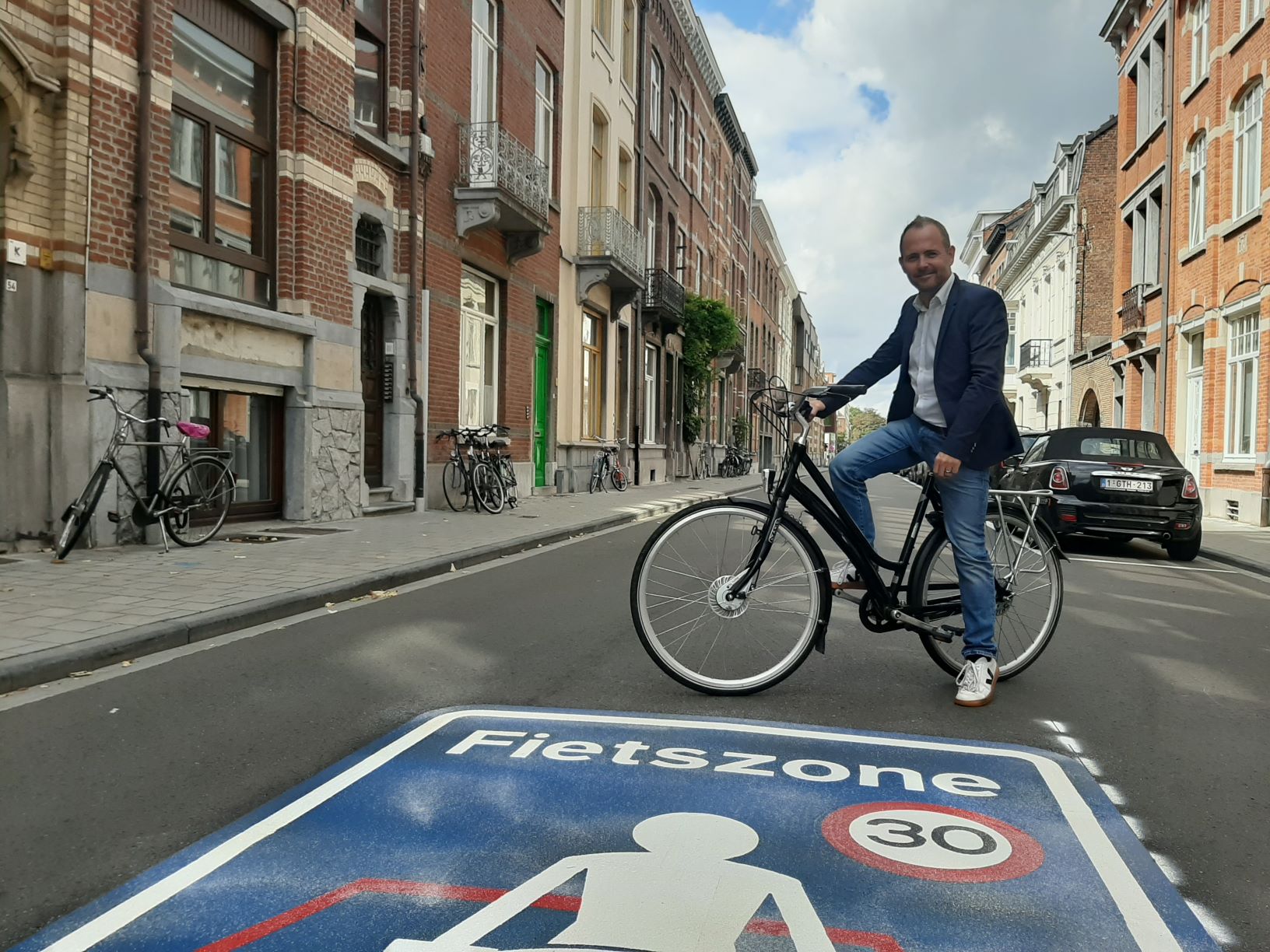 Grote fietszone in Leuvense binnenstad - Groen Leuven