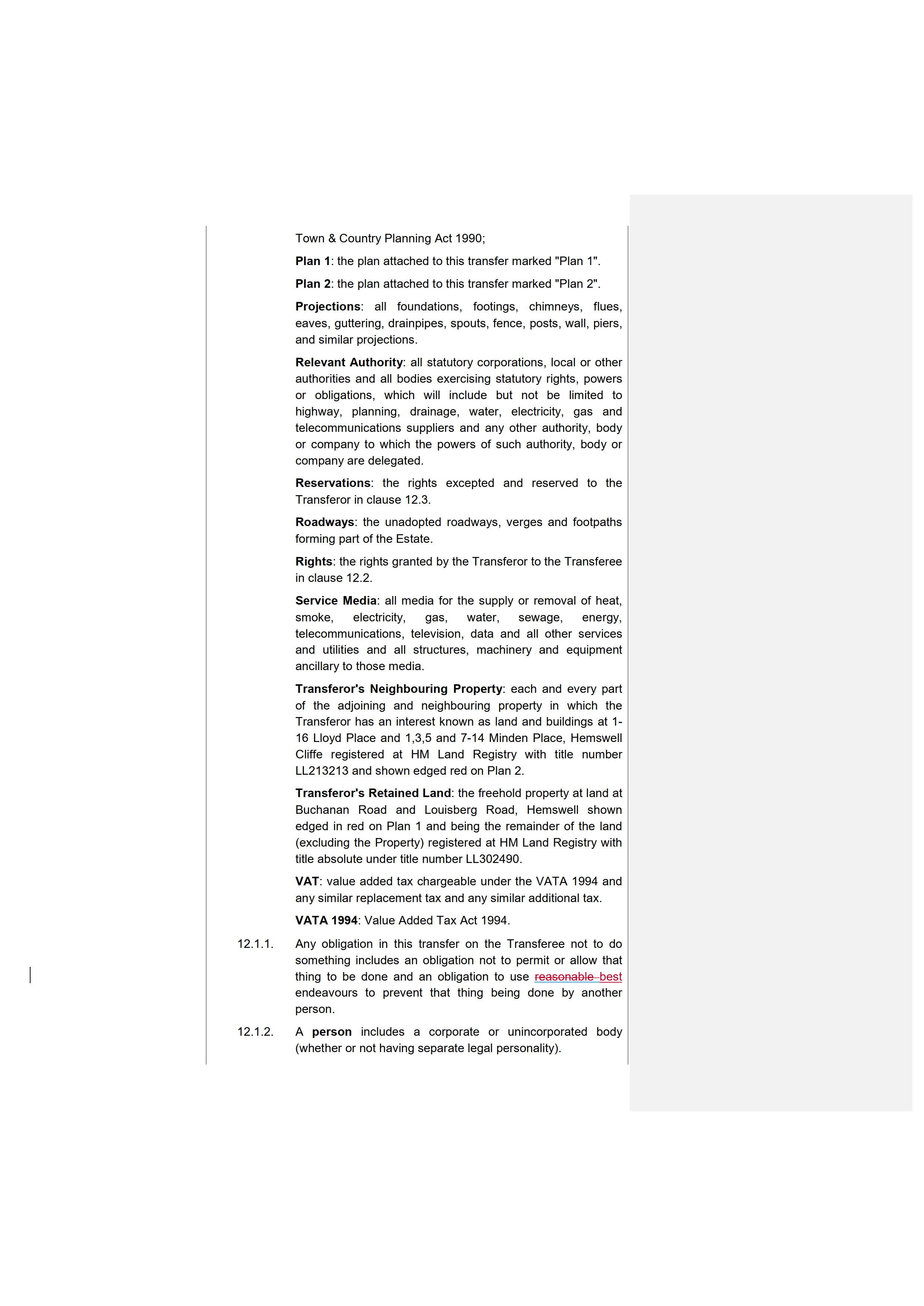 TP1 - BR - Hemswell Cliff Parish Council