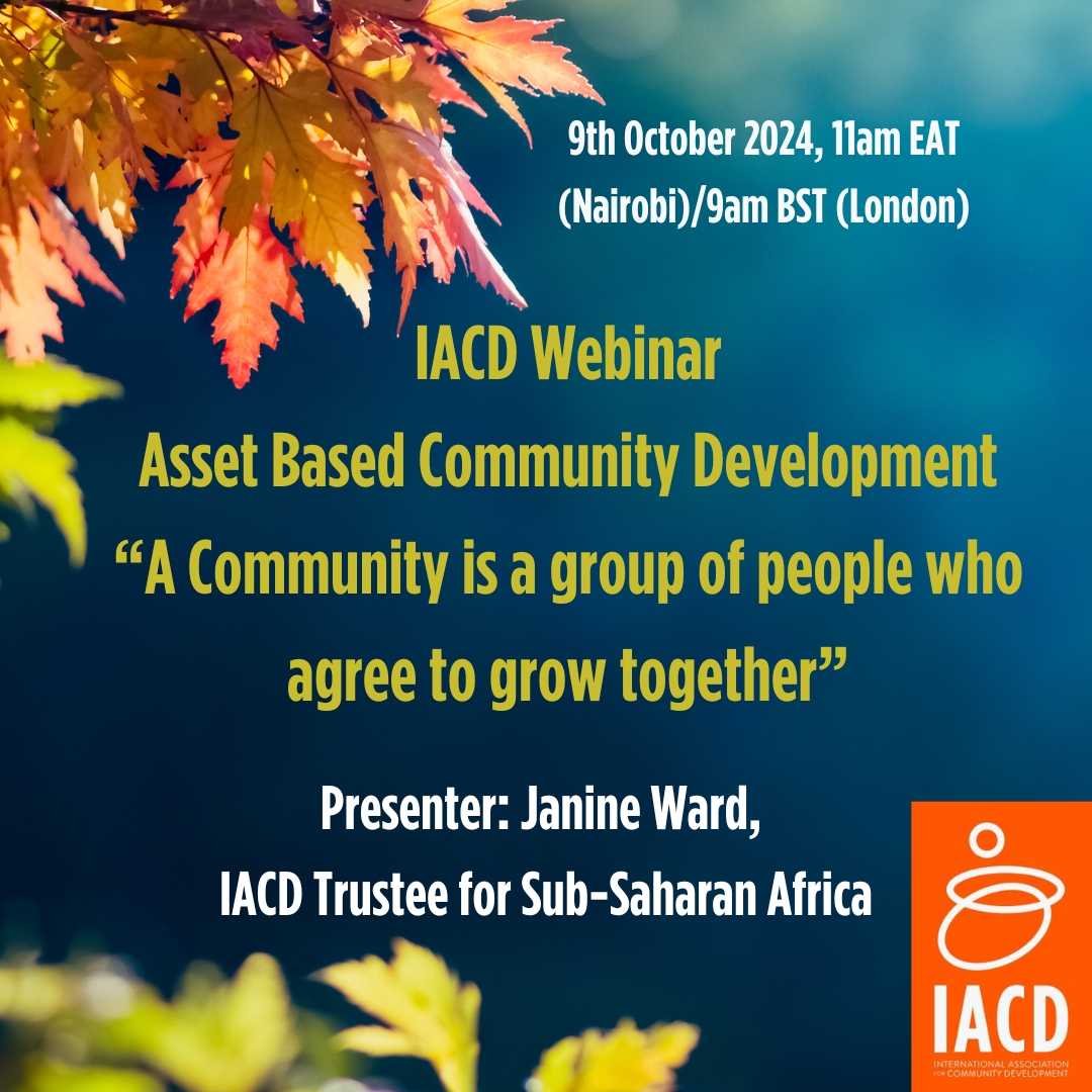 IACD Webinar: Asset Based Community Development - International ...