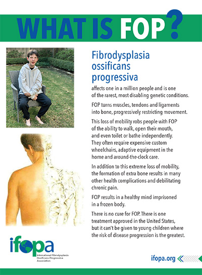 Raise Awareness - IFOPA - International Fibrodysplasia Ossificans ...