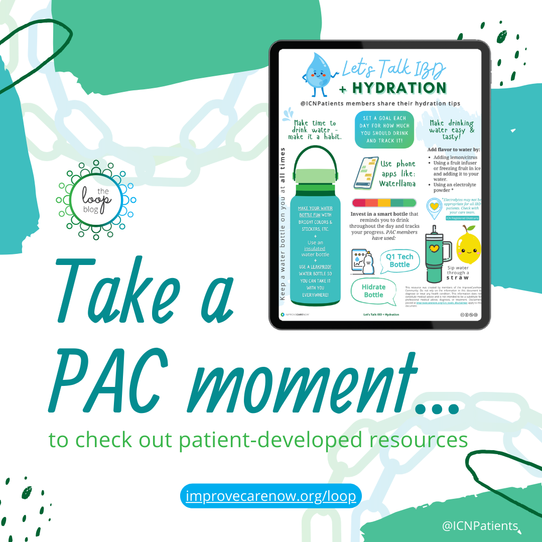 PAC Moment - New patient-developed one-page resources - ImproveCareNow