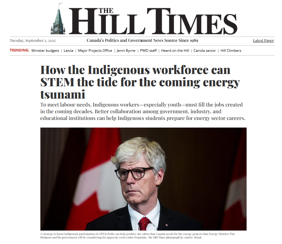 How the Indigenous workforce can STEM the tide for the coming energy tsunami - Indigenous ...