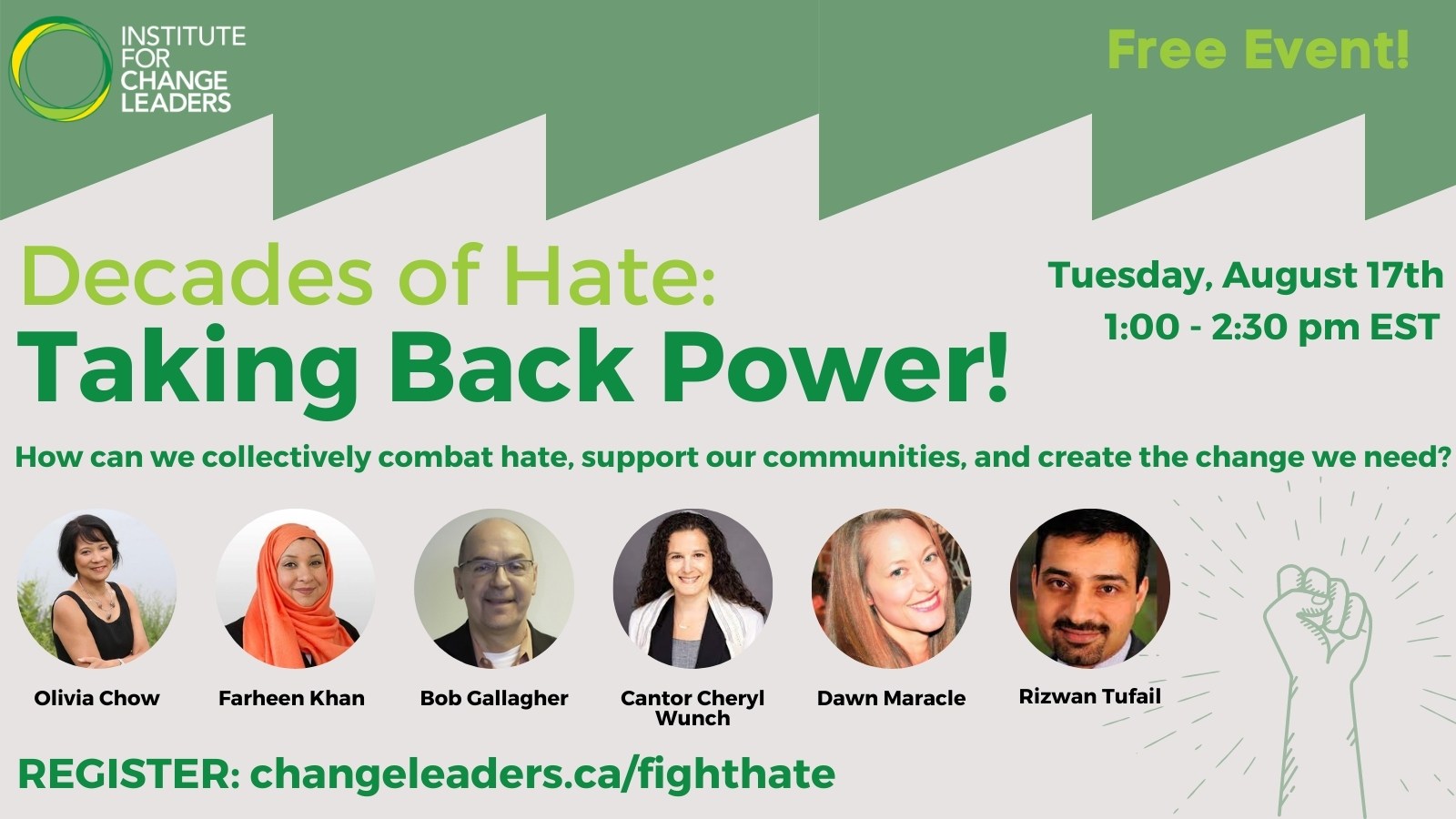 Decades of Hate: Taking Back Power - Institute for Change Leaders