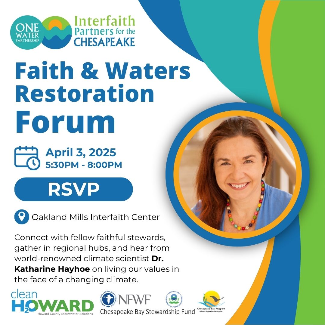 Faith & Waters Restoration Forum - ICPRB