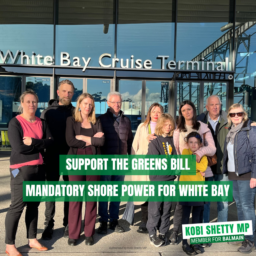 Support Mandatory Shore Power for White Bay Cruise Terminal