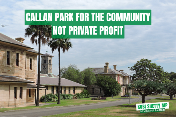 Callan Park for our Community
