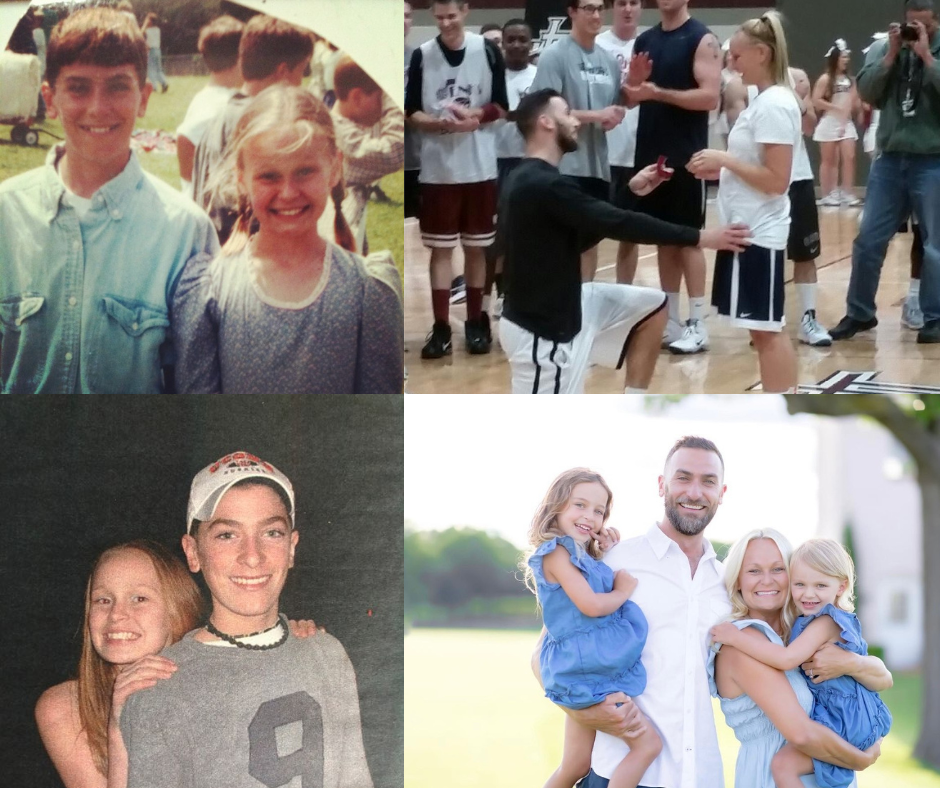 Hunter (Peterson) Sidorakis and Nick Sidorakis - Jenks Trojan Alumni