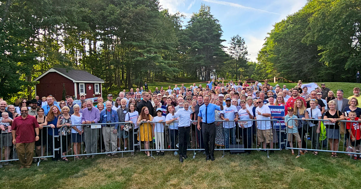 Big Crowd Joins RFK, Jr. in Rural New Hampshire | Kennedy24