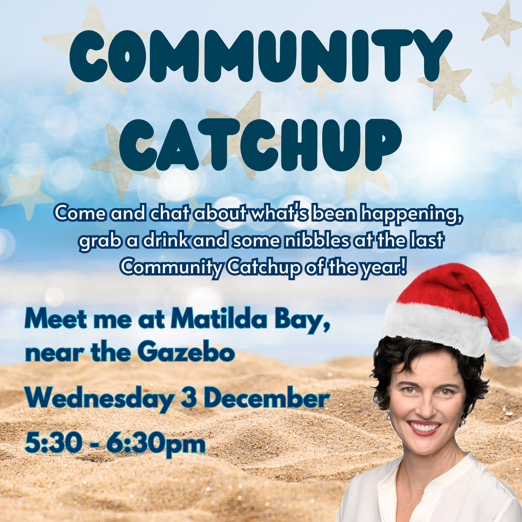 December Community Catchup - Kate Chaney