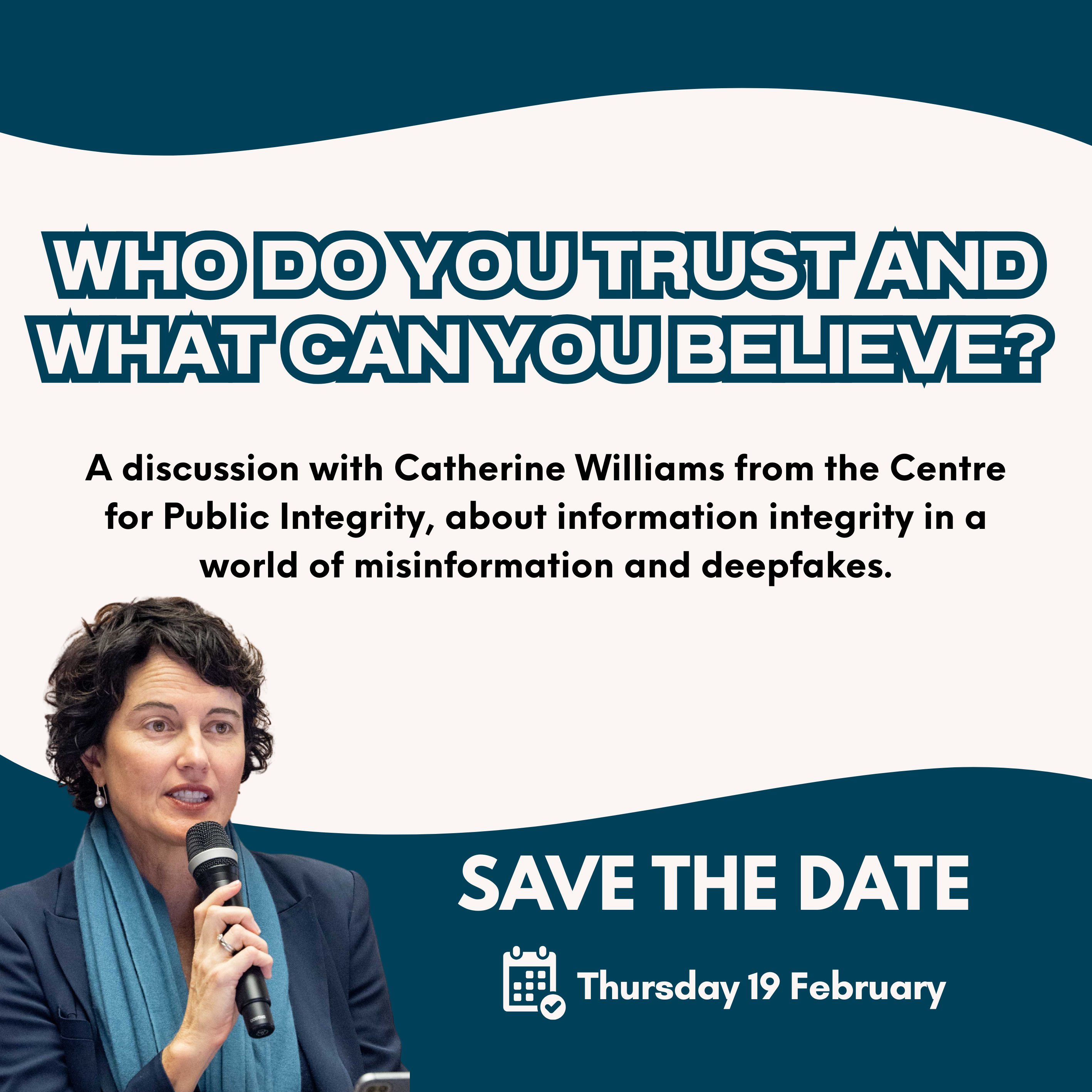 Who do you trust and what can you believe? - Kate Chaney