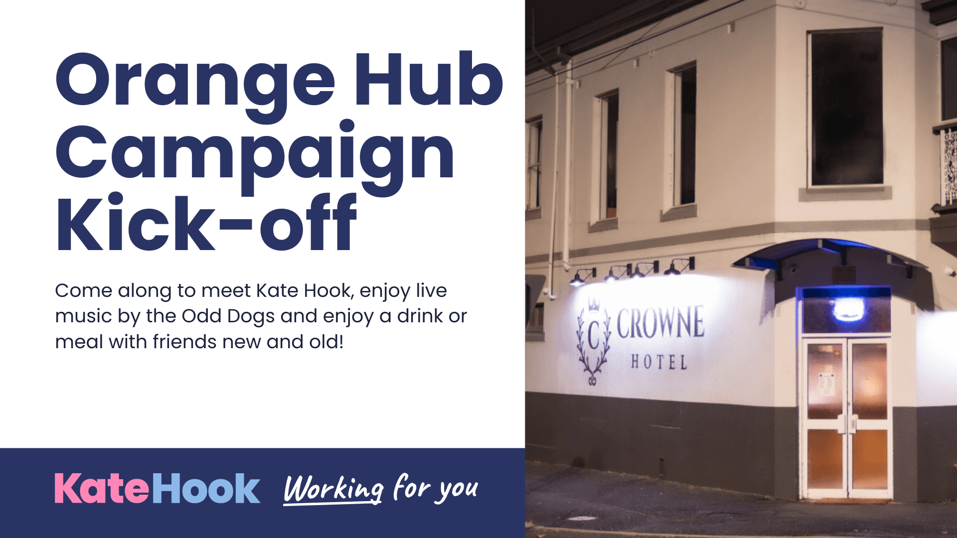 Orange Hub Campaign Kickoff - Kate Hook