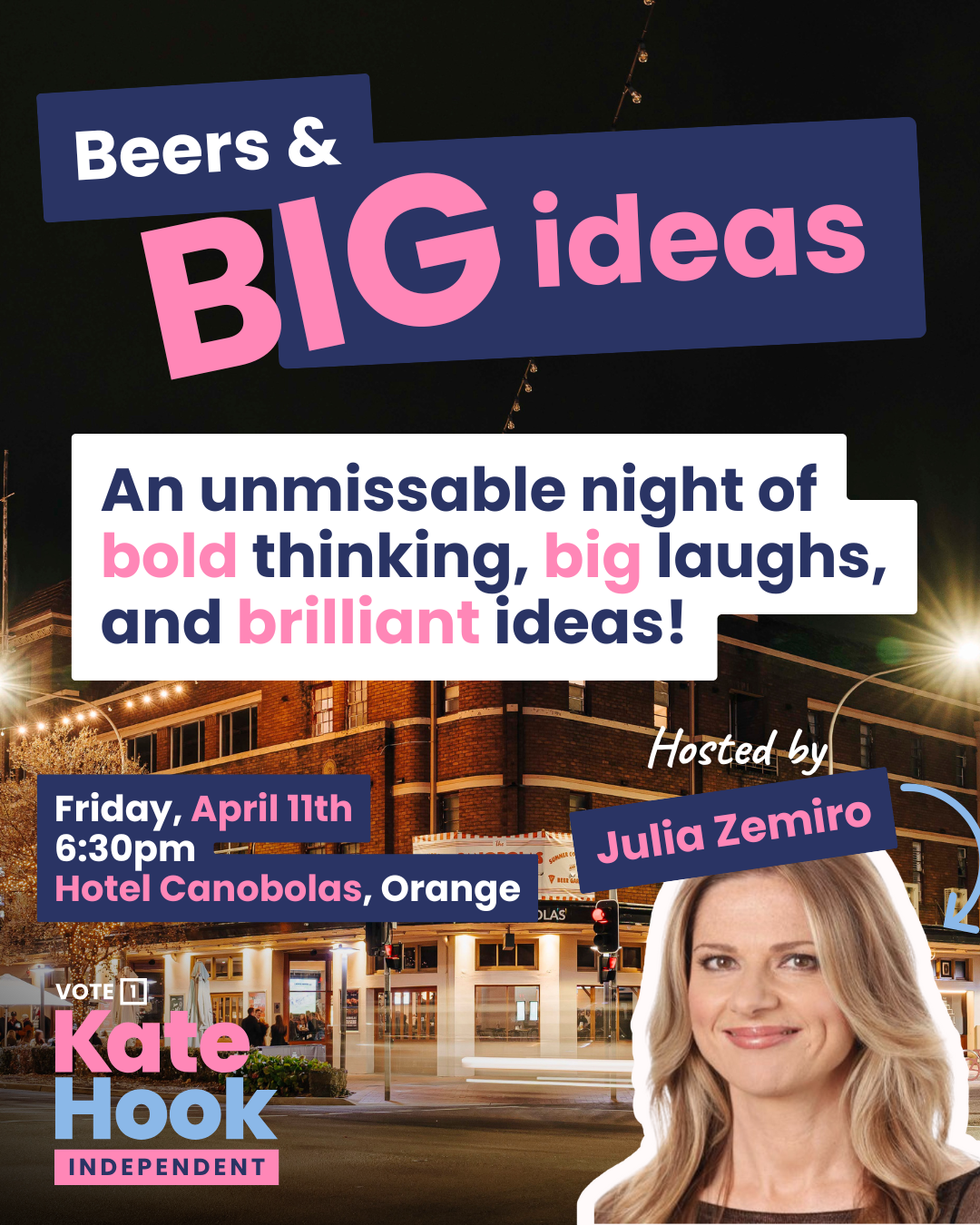 Beers & Big Ideas Orange - Kate Hook