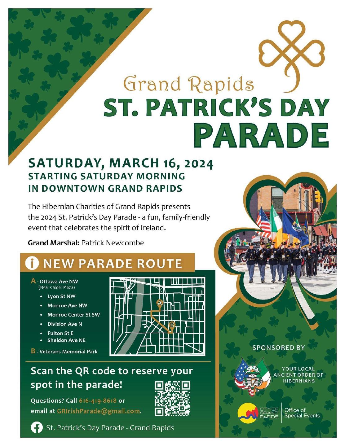 St. Patrick's Day Parade 2024 (COME WALK WITH US) - Kent GOP