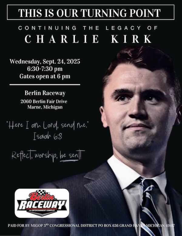 Charlie Kirk Vigil - Kent GOP