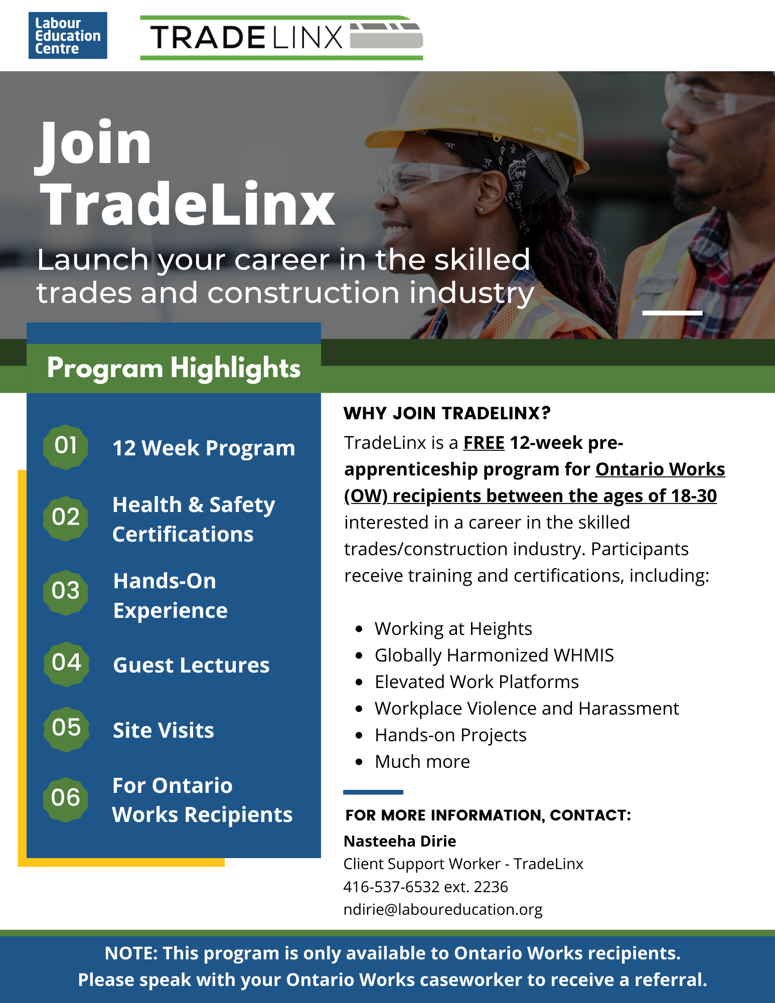 TradeLinx - Labour Education Centre